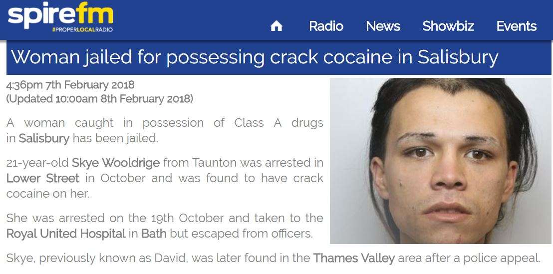 David / Skye Woolridge – Trans Crime UK